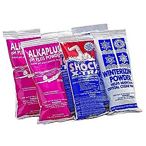 Rx Clear Winter Pool Closing Kits | Winterizing Chemicals for Above or Inground Swimming Pools | Open to a Crystal Clear Pool in The Spring | Up to 20,000 Gallons