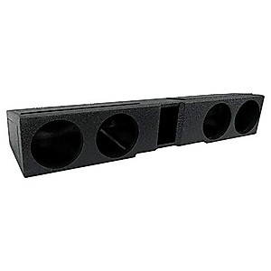Rockville Quad 8" Sub Box for 2009-2020 Ford F150 Super Crew+2017-2020 F250/350