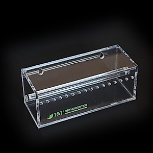 J&J Ortho Orthodontic Elastic Power Chain Dispenser Reel Box with Lid