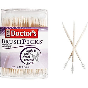The Doctor's Brushpicks 275 Each - 4 Pack = 1100 Brushpicks Improvement in Your Oral Health.