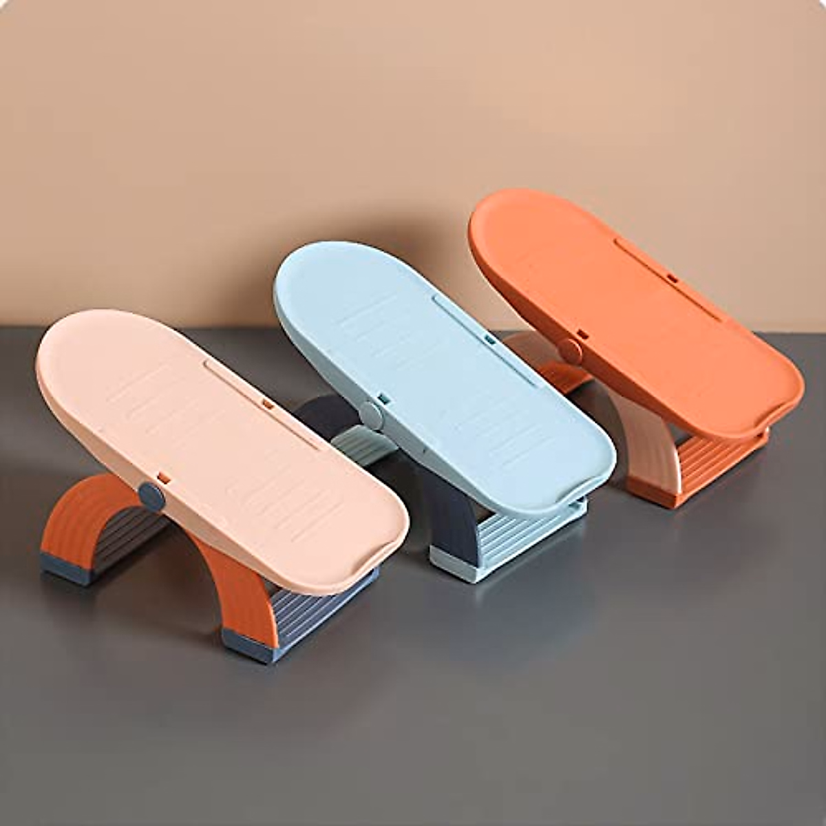 BDSJBJ 2PCS Shoe Slots Organizer,Adjustable Shoe Stacker Space Saver Easy Shoe Organizer Shoe Stacker Organizer Double Layer Shoe Rack Organizer Holder for Closet