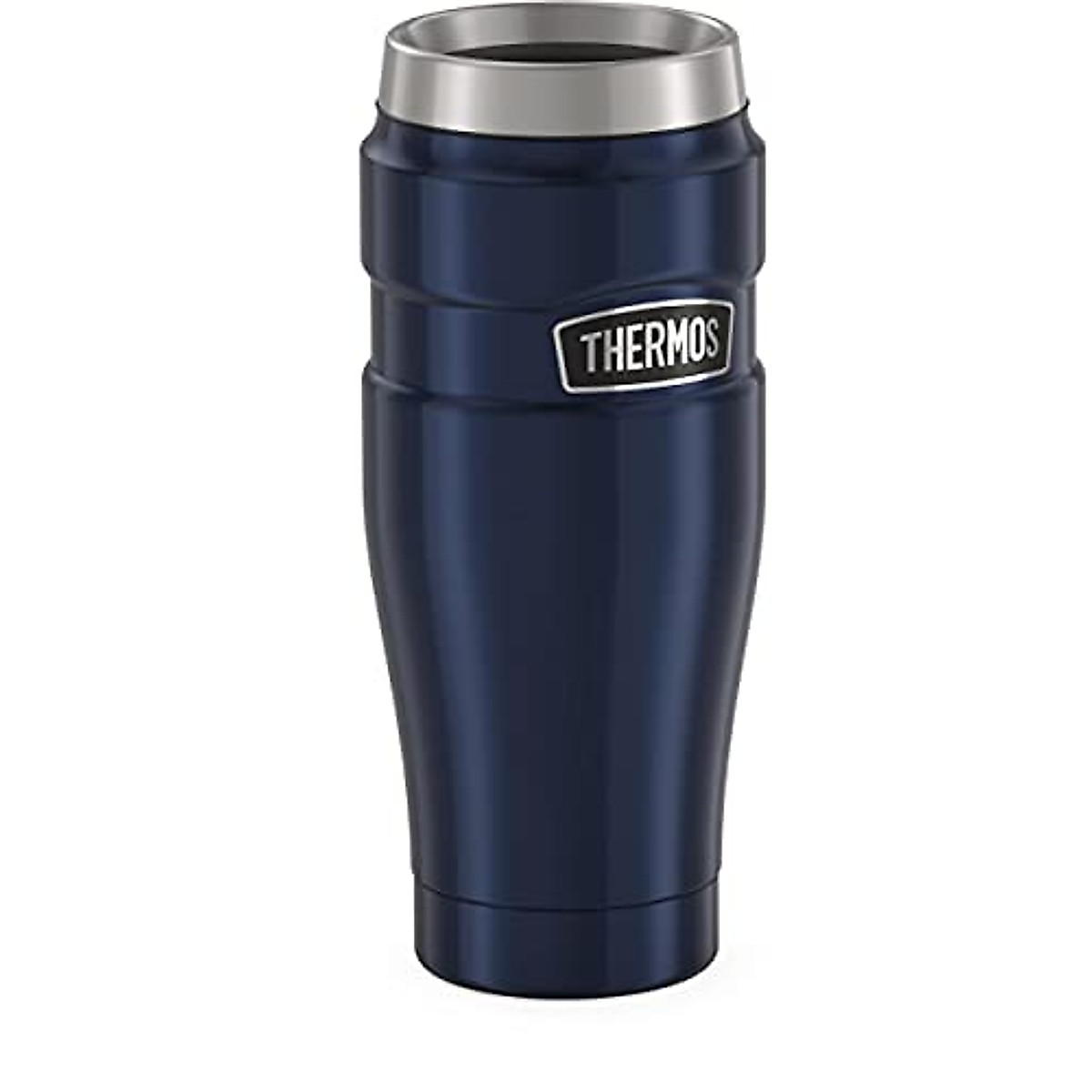 THERMOS Stainless King Vacuum-Insulated Travel Tumbler, 16 Ounce, Midnight Blue