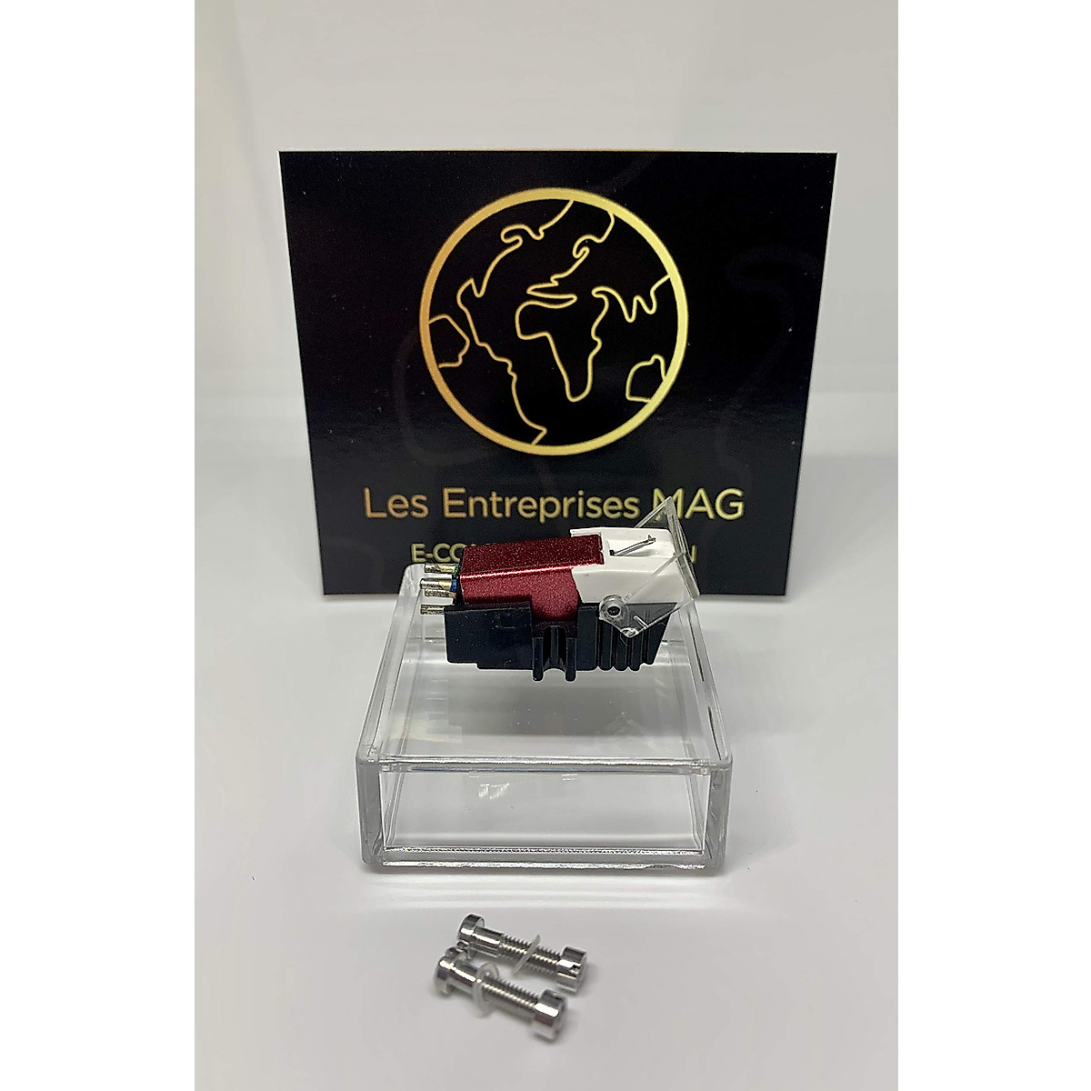 Cartridge + Diamond stylus for AKAI ATT022U, AP007, APQ50, APD30, AP307, AP005 Red