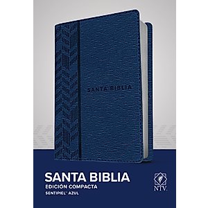 Santa Biblia NTV, Edición compacta (SentiPiel, Azul) (Spanish Edition)