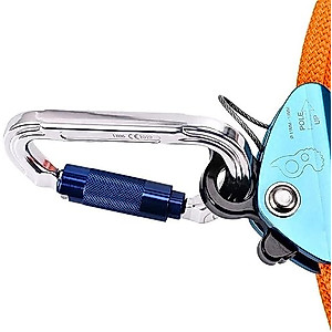 SEAAN Steel Wire Core Flipline Kit 1/2'' x 10FT Flipline for Tree Climbing Lanyard - Adjustable Lanyard, Better Grab, Low Stretch, Cut Resistant