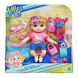 Baby Alive Littles, Fantasy Styles Squad Doll, Little Kiera, Fairytale Accessories, Wavy Blonde Hair Toy for Kids Ages 3 Years and Up (Amazon Exclusive)