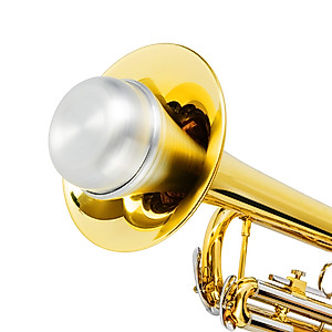 Eastrock Trumpet Mute,Lightweight Aluminum Mini Trumpet Practice Mute for Jazz,Classic,Beginners and Students