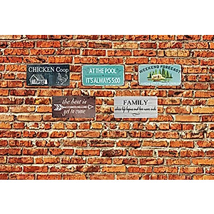 Retro Metal Sign Vintage Tin Sign Beach Bum BLVD Sign for Plaque Poster Cafe Wall Art Gift 12 X 6 INCH