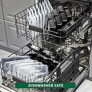 Freshware Meal Prep Containers [150 Pack] 3 Compartment with Lids, Food Containers, Lunch Box, Stackable, Bento Box, Microwave/Dishwasher Safe (32 oz)