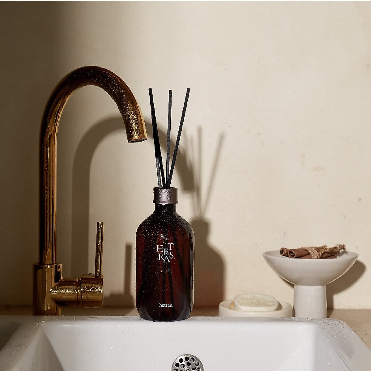 hetras Premium Reed Diffuser: Set of 2 x 16.9oz (1,000 ml) Large Capacity | Fragrance Oil Diffuser & Sticks for Home Decor & Office Decor & Bathroom Decor - Gifts for Loved one (Hug Soap)