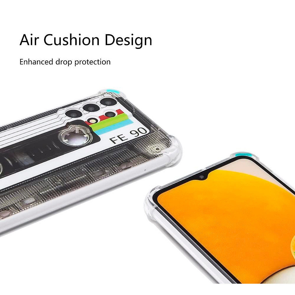 STINFIZTOL Phone Case Compatible with Galaxy A23 5G Case,80s Type Music Cassette Case Soft TPU Cover for Samsung Galaxy A23 5G