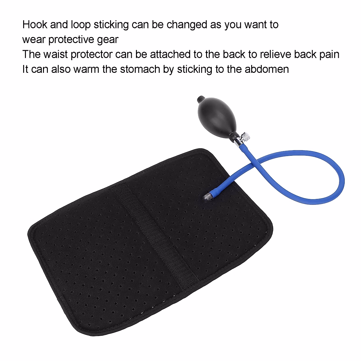 Electric Heating pad for Back/Shoulder/Neck/Knee/Leg Pain Relief,Inflatable Lumbar Support Cushion Electric Self Heating Pad for Back Pain Relief Waist Protection