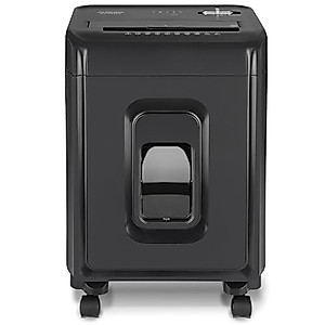 Aurora AU1035XA 10-Sheet Crosscut Paper/Credit Card Shredder with 4-Gallon Pullout Wastebasket