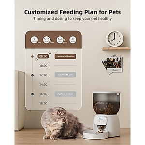 Air Purifier for Large Room+4L Automatic Cat Feeder
