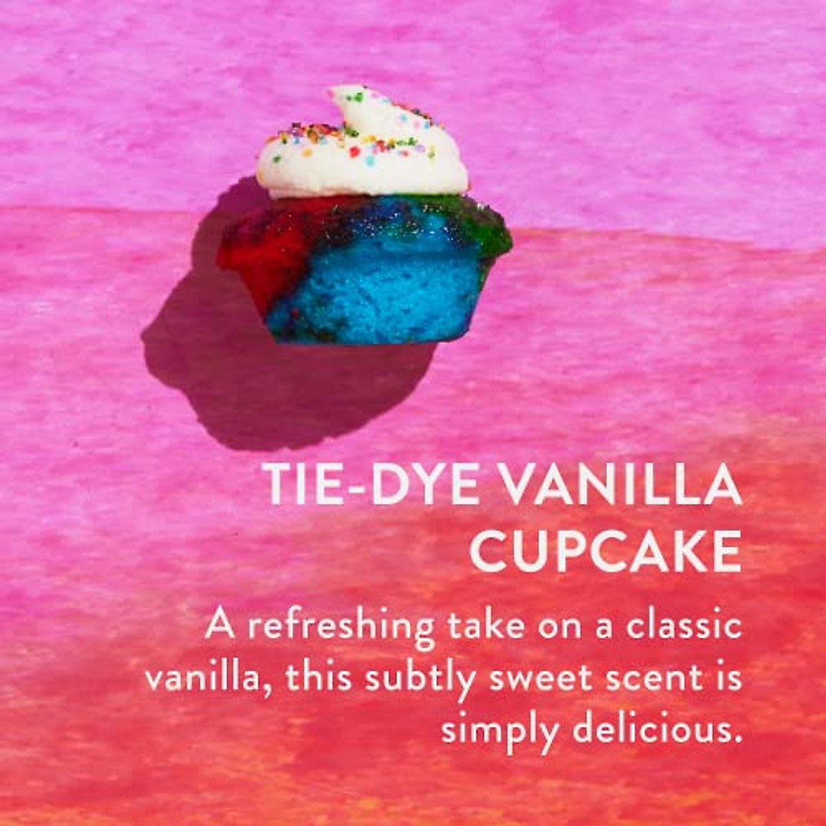 Native Body Wash for Men & Women, Seasonal | Sulfate, Paraben, and Dye Free, with Naturally Derived Clean Ingredients Leaving Skin Soft and Hydrating, Tie-Dye Vanilla Cupcake 18 oz - 2 Pk