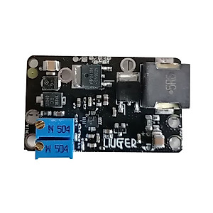 Dykbkiss BQ24650 2A 4A 8A 10A Lithium Battery Charger Module Solar MPPT Controller Buck Lead-Acid LiFePO4 Li-ion Charging 5V 12V 15V 24V Adjustable (10A)