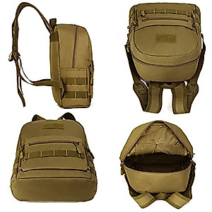 CREATOR 10L Mini Backpack Military MOLLE Tactical Backpack Rucksack Travel Daypack Gear Assault Pack