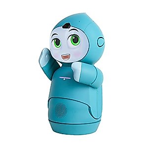 Moxie Robot, Conversational Learning Robot for Kids 5-10, GPT-Powered AI Technology, Increases Social Confidence, Articulating Arms & Emotion-Responsive Camera, Birthday Gift Boys and Girls