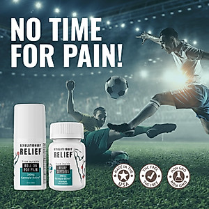 Instant Pain Relief Roll-On with 4% Lidocaine・230400mg Hemp Extract (=300mg KannopiaActive)・Post Surgery & Injury Support・Arnica・Doctor Recommended for Nerve・Joint・Sciatic Health・Free Sample* (2Pack)