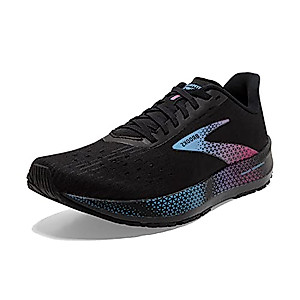 Brooks Women's Hyperion Tempo Road Running Shoe - Black/Blissful Blue/Fuchsia - 8.5 Medium