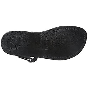 Jerusalem Sandals The Original - Leather Adjustable Buckle Sandal - Black