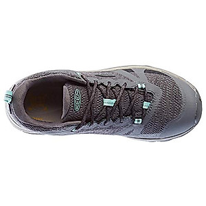 KEEN Women's Terradora 2 Waterproof Low Height Hiking Shoes, Steel Grey/Ocean Wave, 8.5