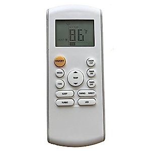 YING RAY Replacement for Midea Super General Inventor Omnia Air Conditioner Remote Control RG57A2/BGEF RG57A3/BGEF RG57B/BGE RG57D/BGE RG57A16/BGEF