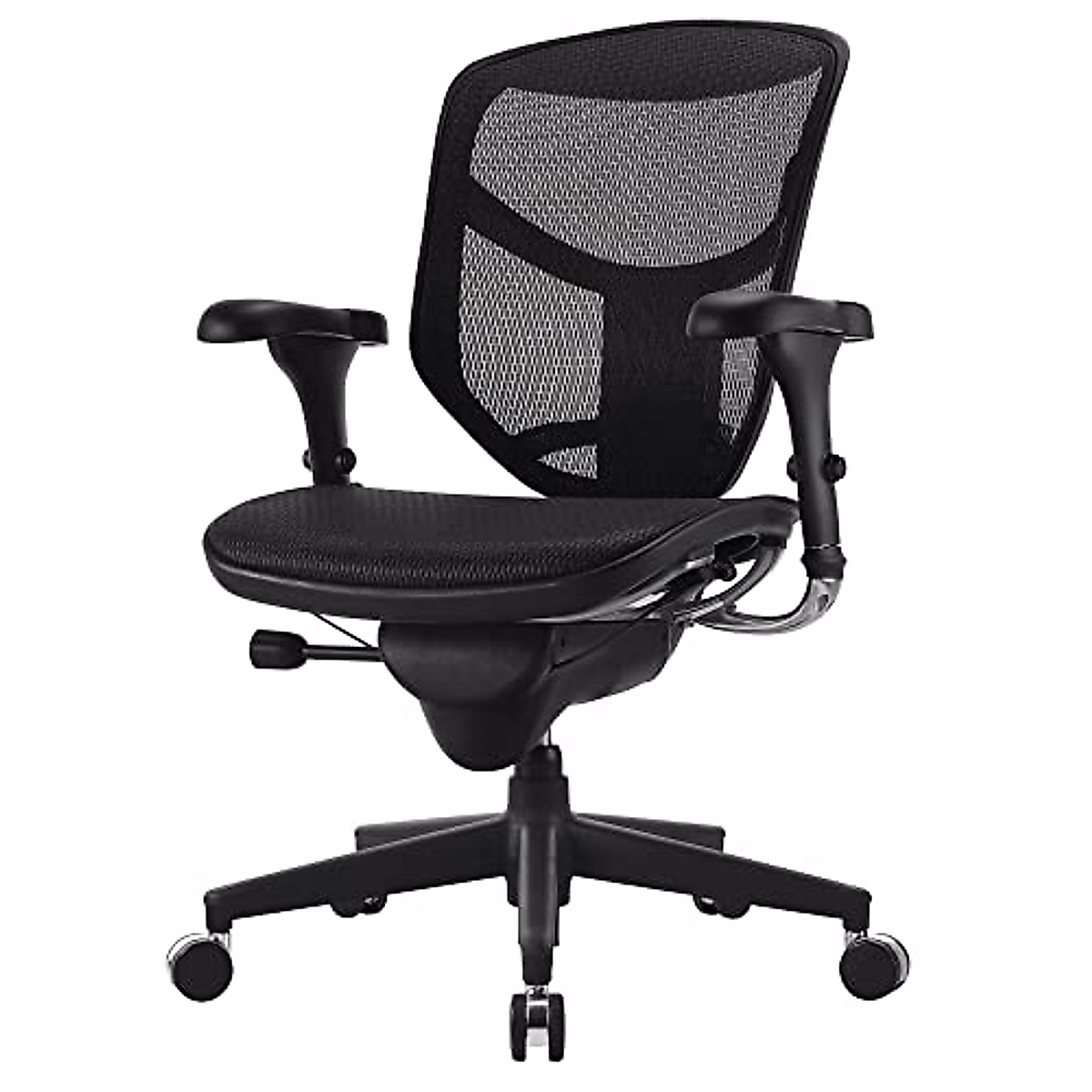 WorkPro® Quantum 9000 Series Ergonomic Mid-Back Mesh/Mesh Chair, Black