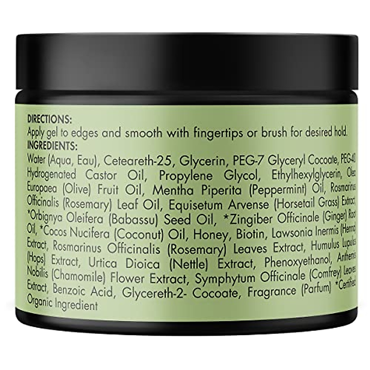 Mielle Organics Rosemary Mint Strengthening Edge Gel, Biotin & Essential Oil Hair Styling Treatment, 2 Ounces