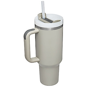 Stanley Quencher H2.0 FlowState Stainless Steel Vacuum Insulated Tumbler with Lid and Straw for Water, Iced Tea or Coffee, Smoothie and More, Flint, 40 oz