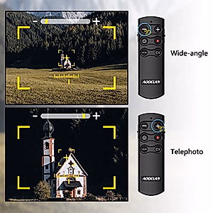 AODELAN Camera Remote Control Remote Shutter Commander for Sony ZV-E10,FX3,A1,a6100, a6400, a6600, a7C, a7 III, a7R III, a7R IV, a9, a9 II, DSC-RX0 II, DSC-RX100 VII, ZV-1; Replace Sony RMT-P1BT