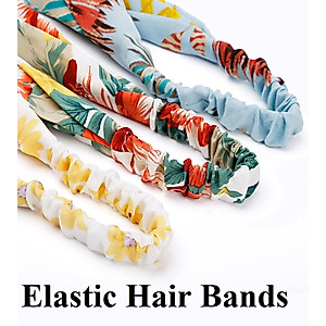 Huachi Boho Headbands for Women Twist Knot Head Bands Headwraps for Wigs African Cute Hair Bands Stretchy Fashion Summer Hair Accessories, 16 Pack