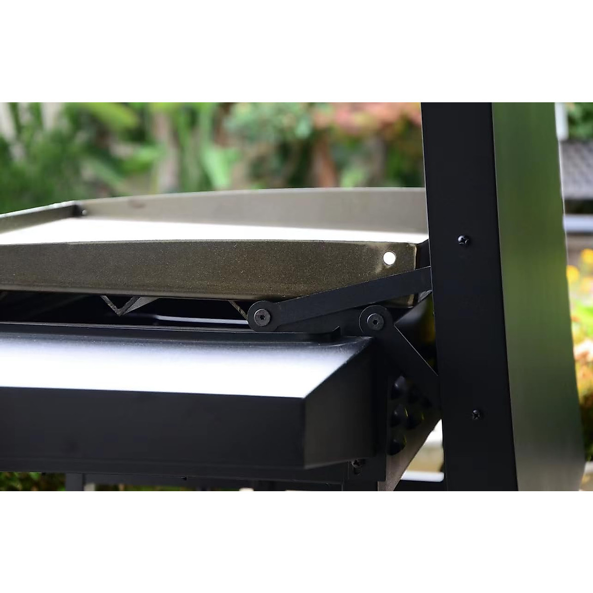 HANDYGO Blackstone 28 inch Griddle Lid - Push-Pull Griddle Cover, Hard Cover, Flat top Grill Cover, Griddle Accessories, Black (28 inch)