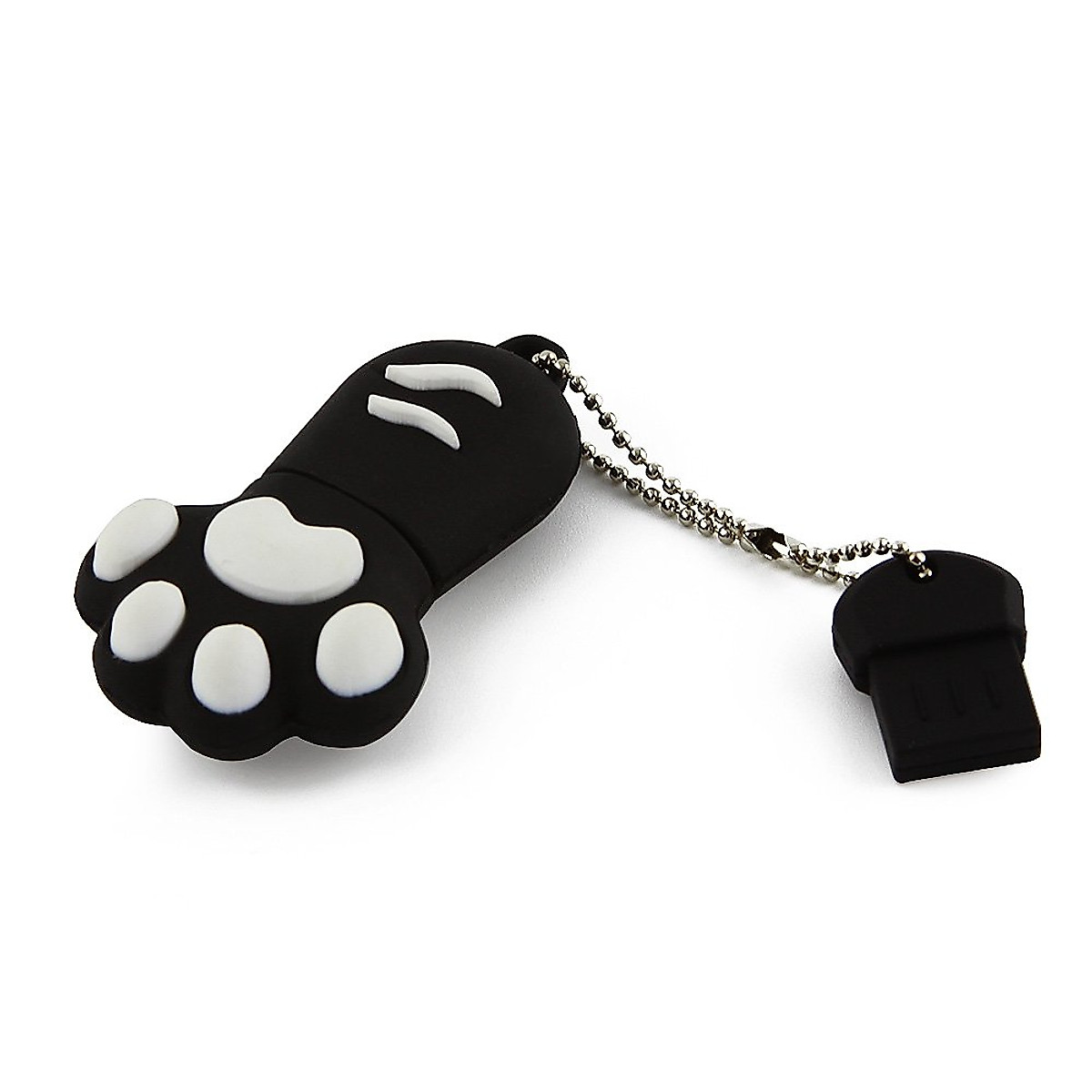 Usbkingdom 32GB USB 2.0 Flash Drive Cute Animal Cat Paw Shape Pen Drive Thumb Drives Jump Drive Memory Stick Pendrive Flash Disk (Black)