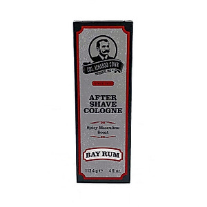 Colonel Ichabod Conk Bay Rum After Shave Cologne 4 Fl. Oz. Glass Bottle
