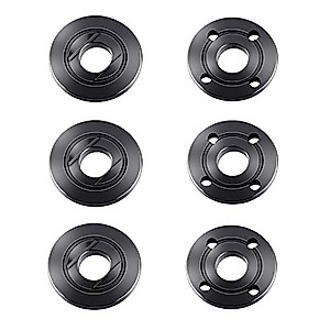Angle Grinder Flange Nut 5/8 for compatible with Ryobi Inner Outer Flat Adapter Nut Replace 224399-1 193465-4 224568-4 9005BZ 9015B (6 Pack)