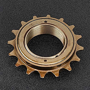 Kadimendium Bike Single Speed Flywheel, Reliable Metal Mountain Bike Flywheel for Road Bike
