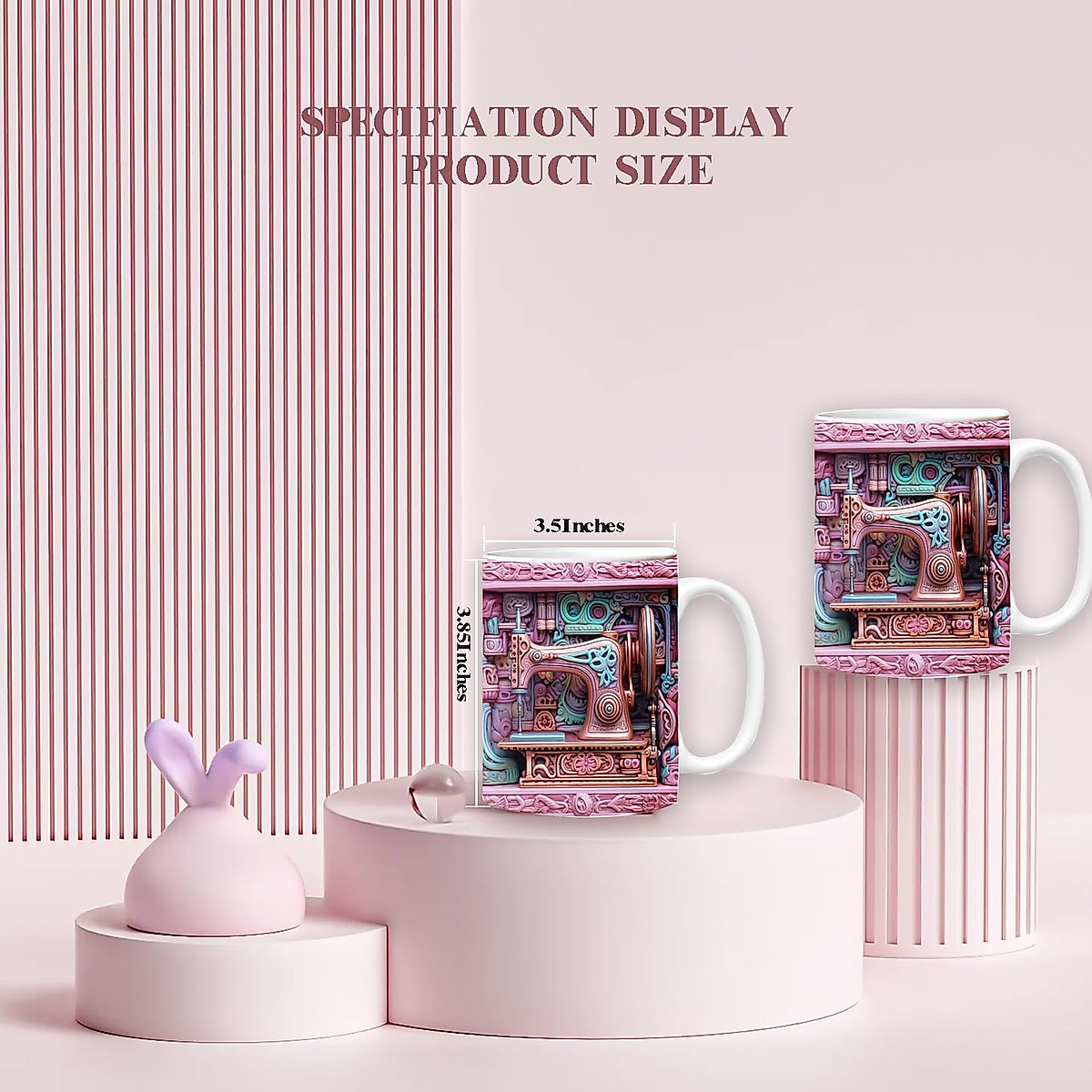 Kedanly 12 oz Sewing Mug, Funny Women's Birthday Gift Coffee Mugs for Moms, Sisters, Grandmothers, Aunts, Daughters of any age