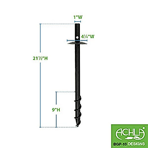 Corkscrew In-Ground Base
