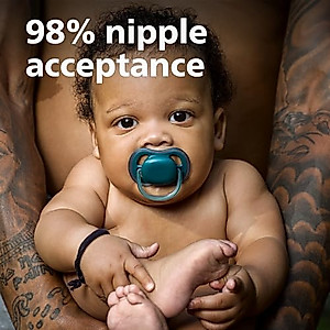 Philips Avent Ultra Air Pacifier - 4 x Light, Breathable Baby Pacifiers for Babies Aged 6-18 Months, BPA Free with Sterilizer Carry Case, SCF085/54