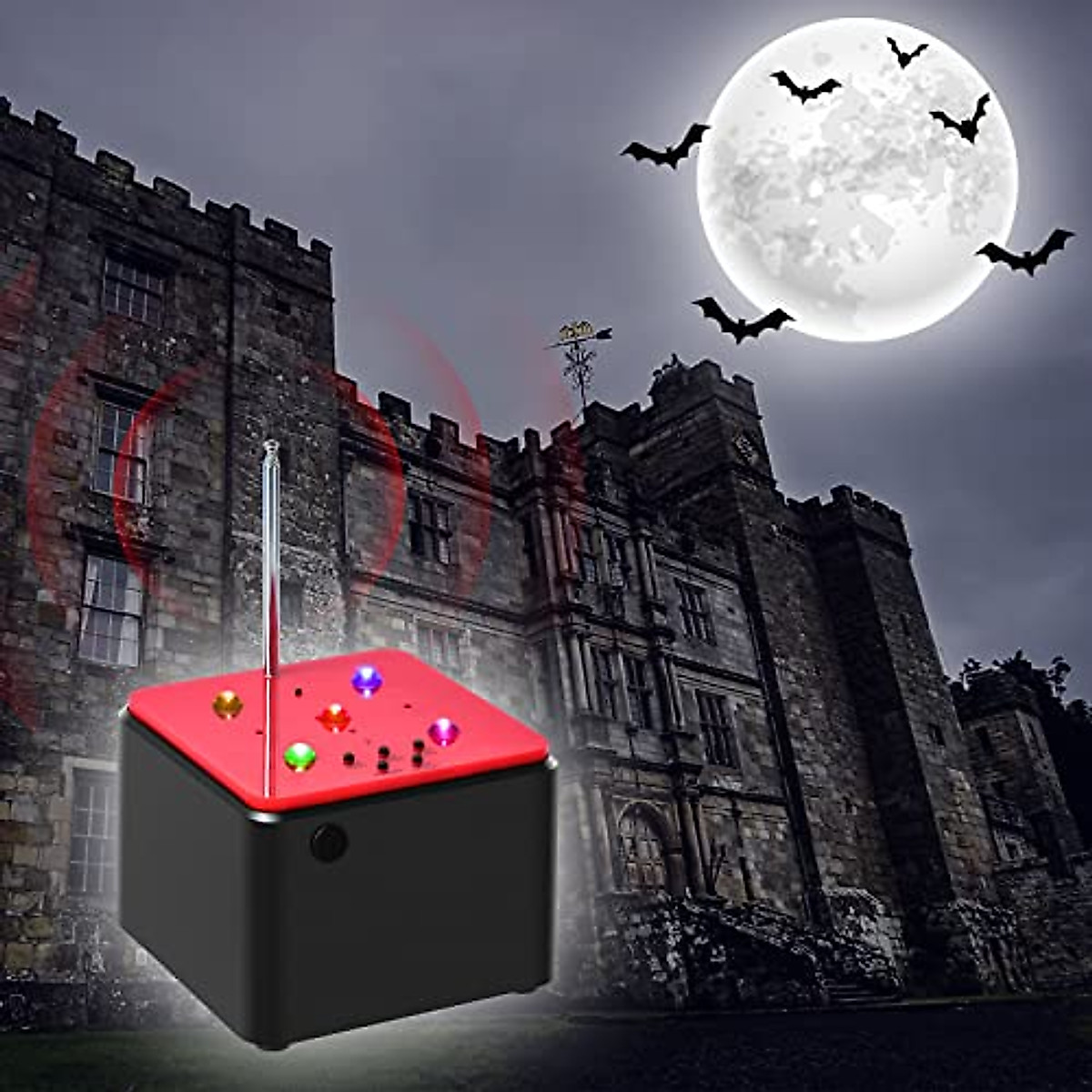 Ghost Hunting Equipment, Briidea Paranormal Equipment Tool with LED Light Flashing and Sound Reminders, Designed for Professional Paranormal Investigators