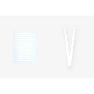 D-UP Wonder Eyelid Tape Waterproof Eyelid Stickers, 120 Pc Double Sided Adhesive, Invisible Blend Double Eyelid Lift Strips for Droopy Eyes, Japanese Instant Natural Eye Lid Eye Makeup