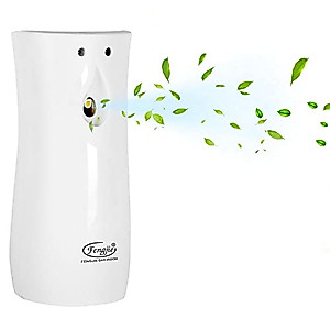 Air Fresheners Automatic Spray, FENGJIE Automatic Air Freshener Spray Dispenser, Compatible with Glade Air Wick 6oz/10oz Air Freshener Refills, Wall Mount/Stand for Home and Bathroom, White