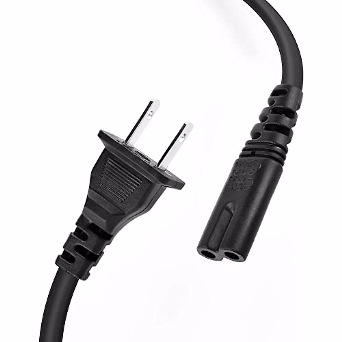 XXFMTJJ Replacement 5FT New Power Input: 110V - 120V 50-60Hz AC in Power Cord Outlet Plug Cable Lead Compatible with Aiwa Exos-9 Exos9 Portable Boombox Bluetooth Speaker