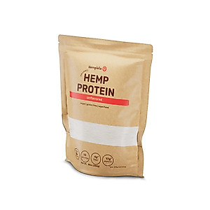 hemplete Organic Hemp Heart Unflavored Vegan Protein Powder, Plant-Based for Balanced Nutrition, All-Natural, 1 Ingredient, No Artificial Ingredients, Easy to Digest & Mix (10oz)