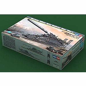 Hobby Boss German 80cm K(E) Railway Gun 'Dora' Vehicle Model Building Kit for 14 years to 18 years