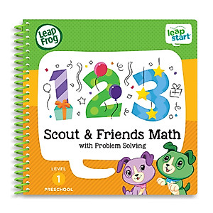 LeapFrog LeapStart Preschool 4-in-1 Activity Book Bundle with ABC, Shapes & Colors, Math, Animals