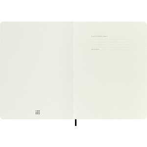 Moleskine Classic Notebook, Soft Cover, XL (7.5" x 9.5") Ruled/Lined, Black, 192 Pages
