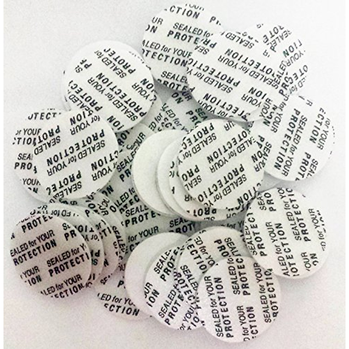 Rewarding Essentials 28mm Pressure Sensitive PS Foam Cap Liners Tamper Seal Cap Liner Sealed for your Protection (25)