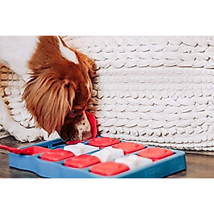 Outward Hound Nina Ottosson Dog Brick Interactive Treat Puzzle Dog Toy, Intermediate